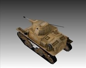 WW2 Italian Carro Armato L640 3D Model - FlatPyramid