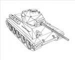 WW2 Soviet T 3485 Tank 3D Model - FlatPyramid