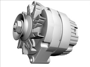 Alternator 3D Model - FlatPyramid