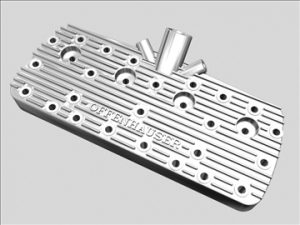 Early Offenhauser Cylinder Head 3D Model - FlatPyramid