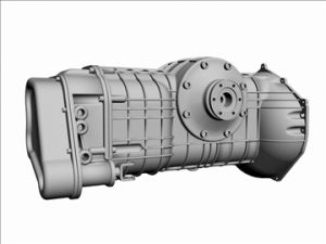 Transaxle 3D Model - FlatPyramid