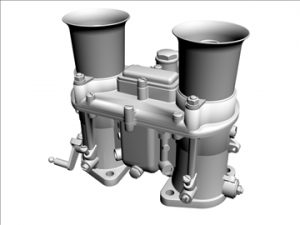 Weber IDA Carburetor 3D Model - FlatPyramid