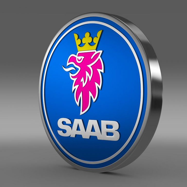 Saab Logo 3D Model - FlatPyramid