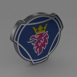 Scania Logo 3D Model - FlatPyramid