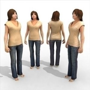 Female 3D Models - Download Woman on FlatPyramid