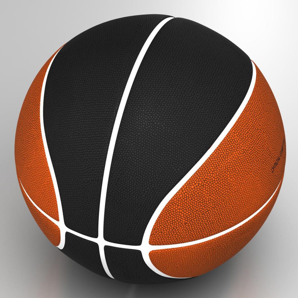 Bicolor basketball ball 3D Model - FlatPyramid