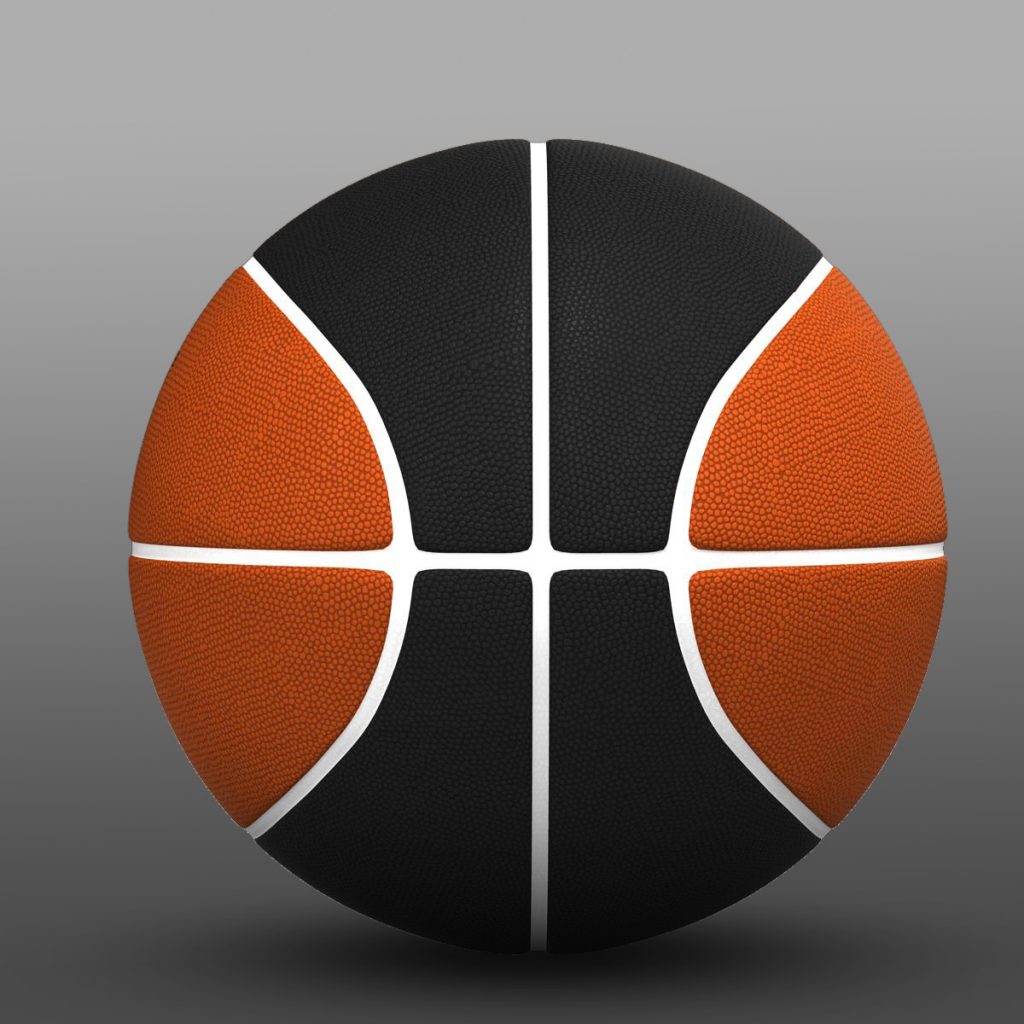 Bicolor basketball ball 3D Model - FlatPyramid
