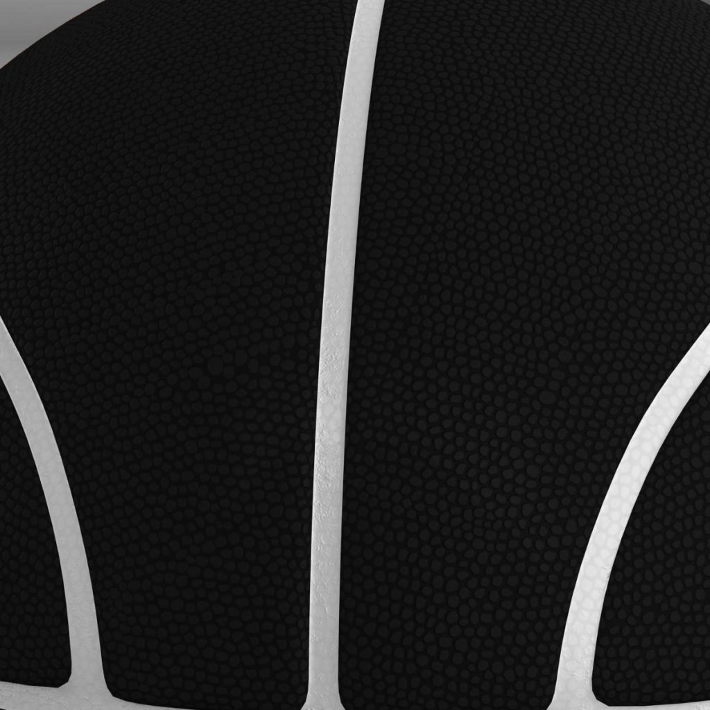 Black basketball ball 3D Model - FlatPyramid