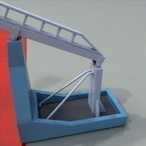 National Official Basketball Court. 3D Model - FlatPyramid