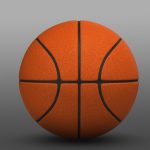 Orange basketball ball 3D Model - FlatPyramid