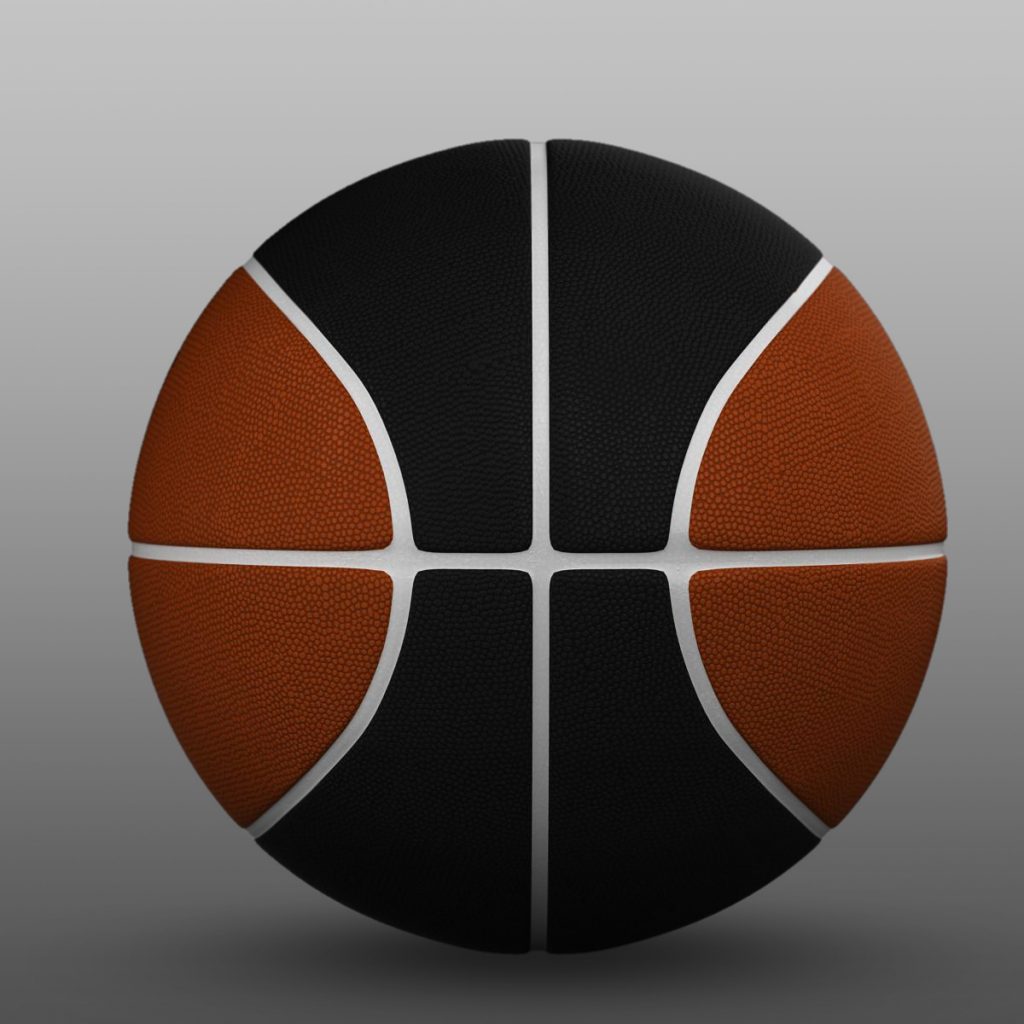 Standard basketball ball 3D Model - FlatPyramid