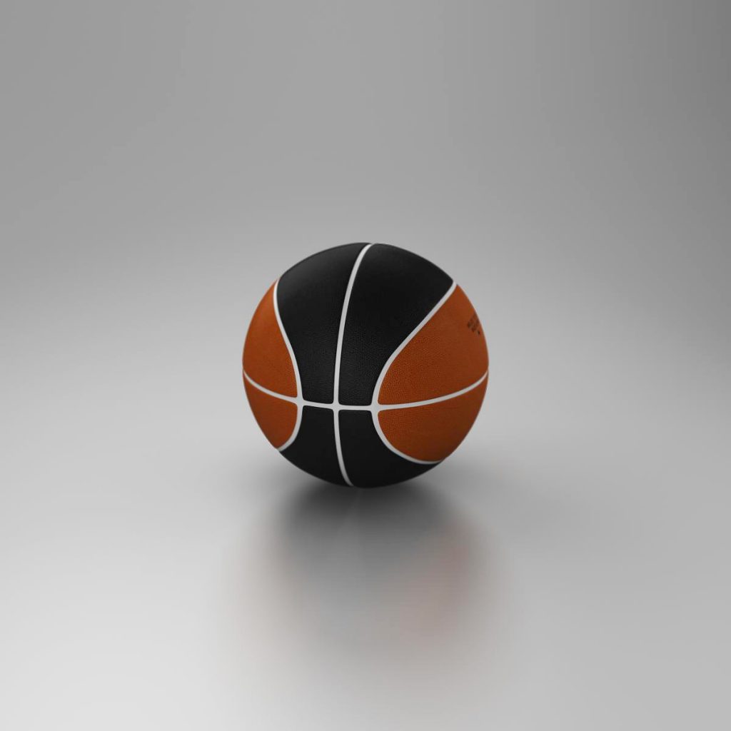Standard basketball ball 3D Model - FlatPyramid