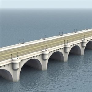 Pont Neuf Bridge 3D Model - FlatPyramid