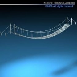 Rope bridge 3D Model - FlatPyramid