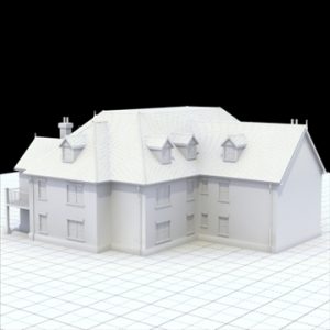 great manor 3D Model - FlatPyramid