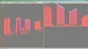 High Tech Building 183 3D model - FlatPyramid