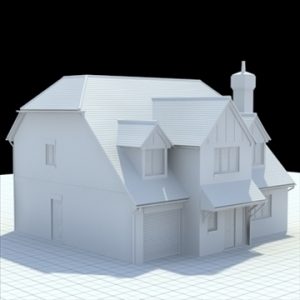 Highly detailed english house 5 3D Model - FlatPyramid