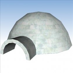 igloo 3D Model - FlatPyramid