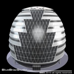 London City Hall 3D Model - FlatPyramid