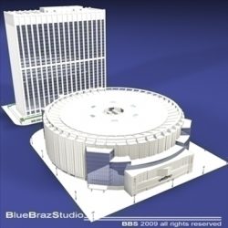 Madison Square Garden 3D Model - FlatPyramid