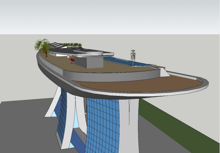 Marina Bay Sands 3D Model - FlatPyramid