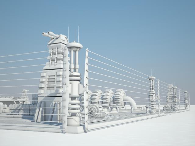 Sci Fi Military Base