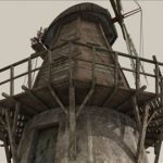 Windmill v1 3D Model - FlatPyramid