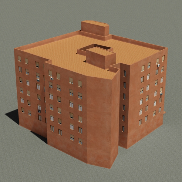 Building 64 3D Model - FlatPyramid