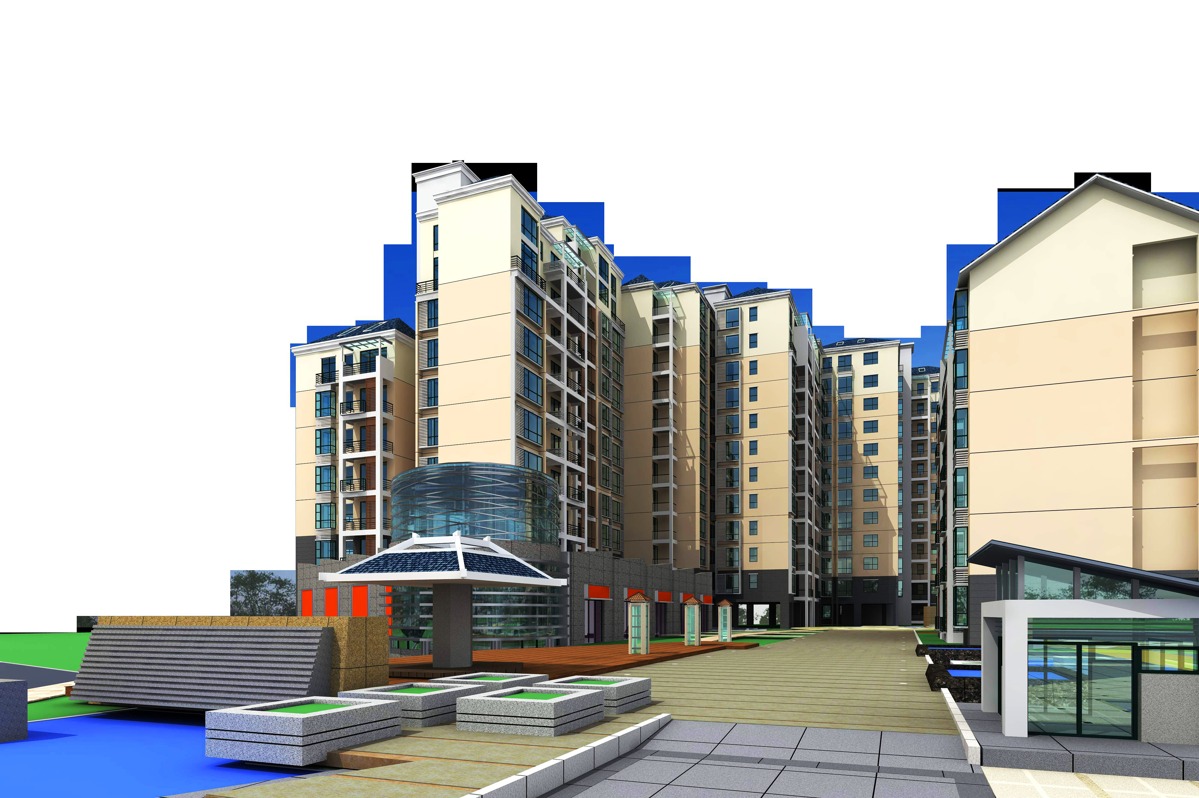 Urban Design 085 3D Model - FlatPyramid