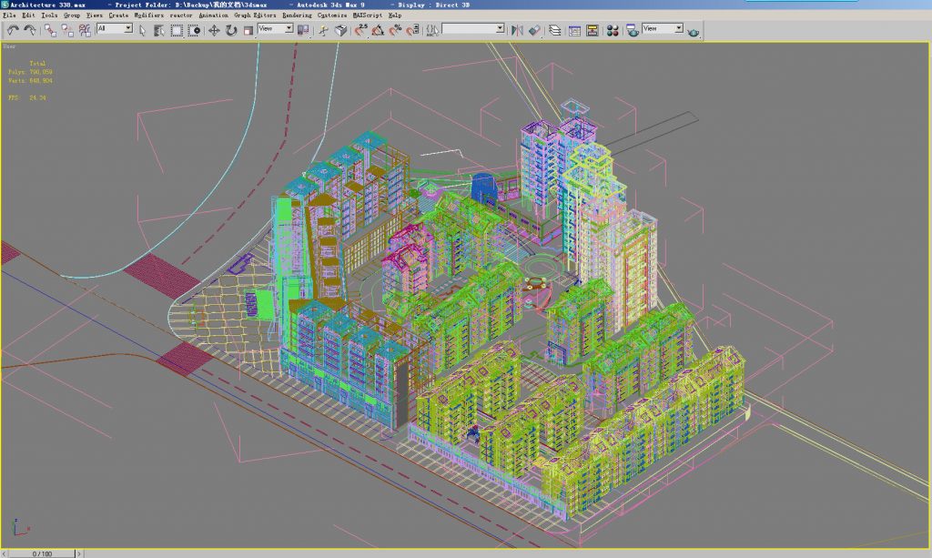 Urban Design 085 3D Model - FlatPyramid