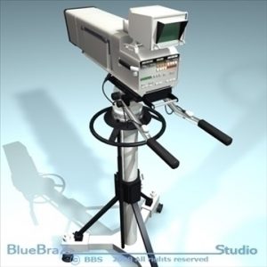 Broadcast camera 3D Model - FlatPyramid