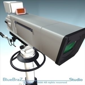 Broadcast camera 3D Model - FlatPyramid