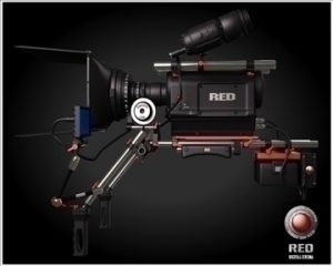 Red Camera 3D Model - FlatPyramid