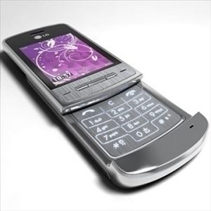 LG KE970 - Shine Black label Series mobile phone 3D Model - FlatPyramid