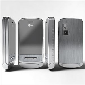 LG KE970 - Shine Black label Series mobile phone 3D Model - FlatPyramid