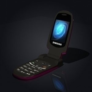 Samsung mobile phone 3D Model - FlatPyramid
