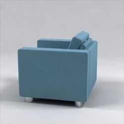 Senza Chair 3D Model - FlatPyramid