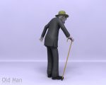 Old Man Rig 3D Model - FlatPyramid
