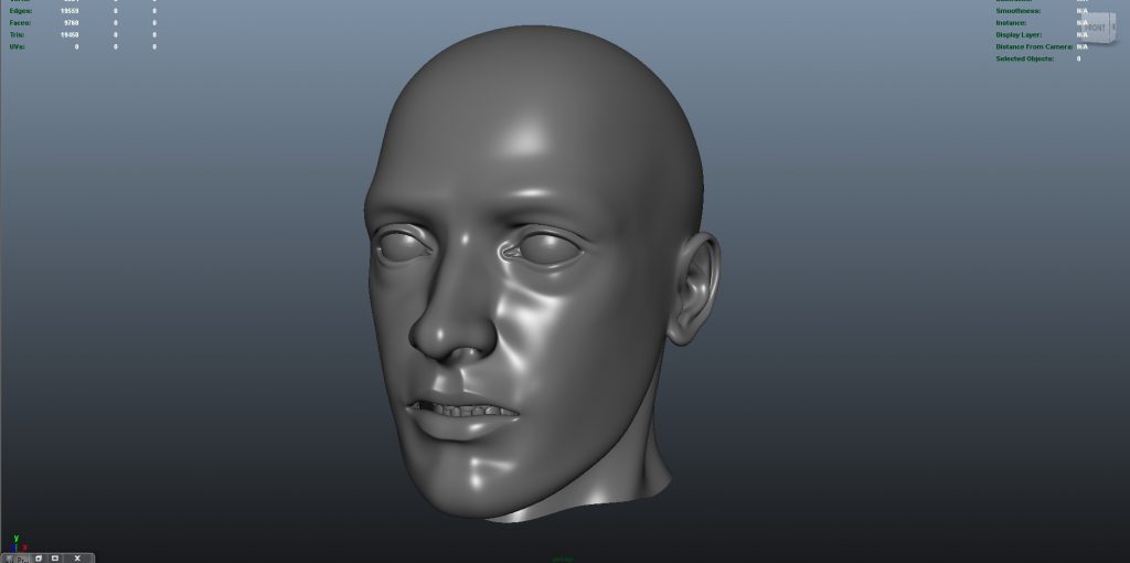 Face 3D Model - FlatPyramid