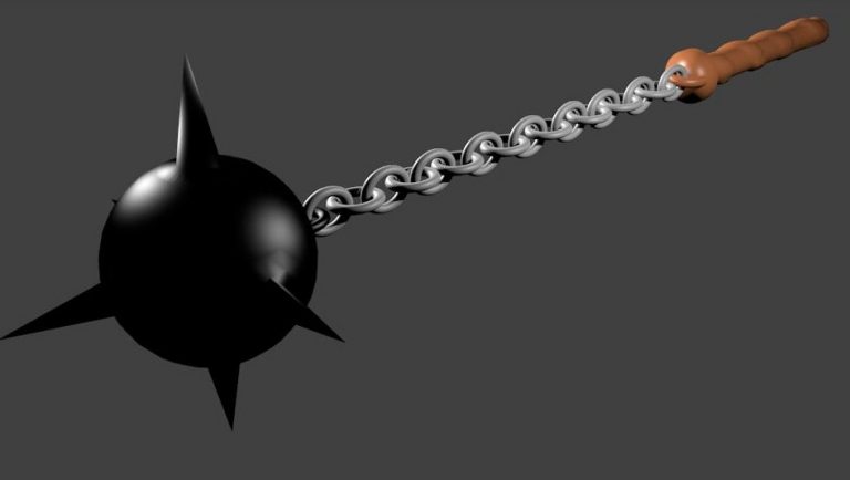 Flail weapon 3D Model - FlatPyramid