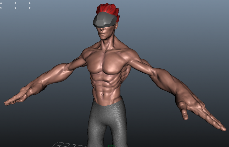 Heavy Hitter Rigged 3D Model - FlatPyramid