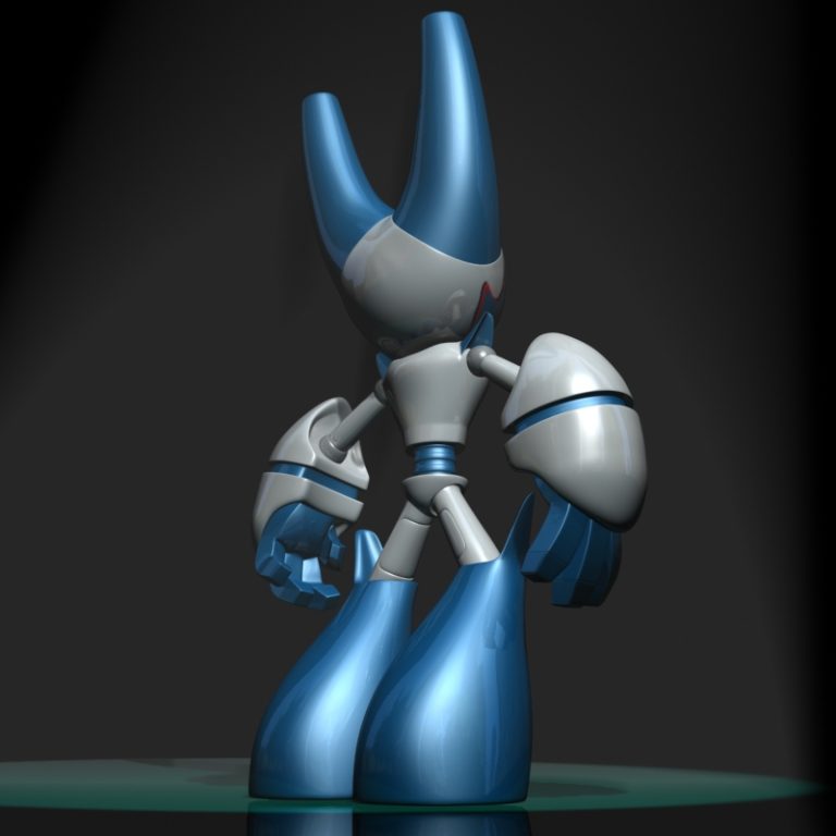 RobotBoy Cartoon Robot Character 3D Model - FlatPyramid