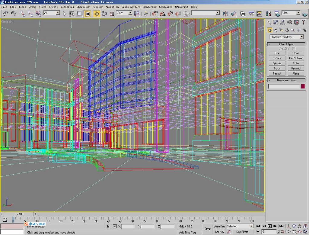 Architecture 025 3D Model - FlatPyramid