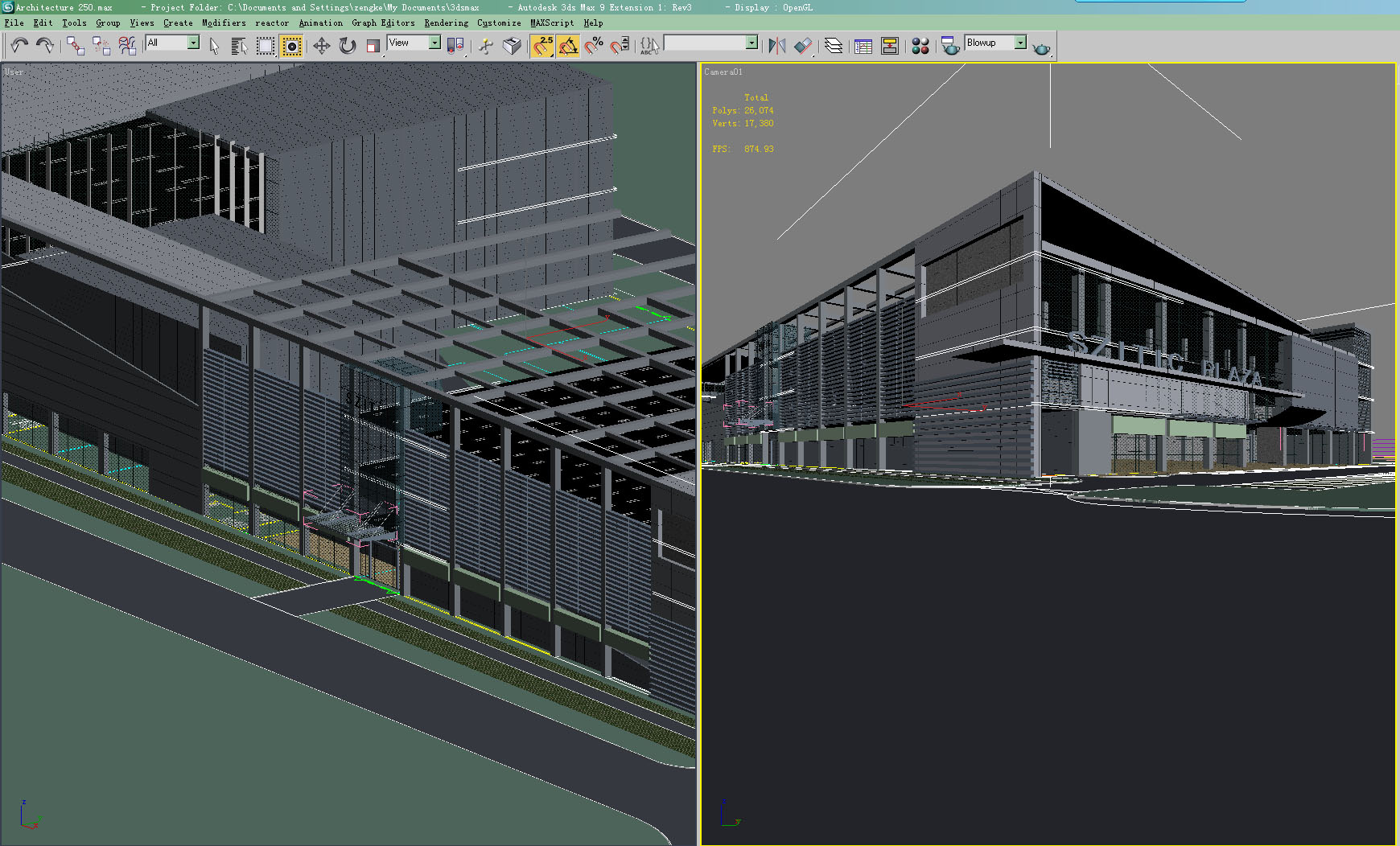 Architecture 250 3D Model - FlatPyramid
