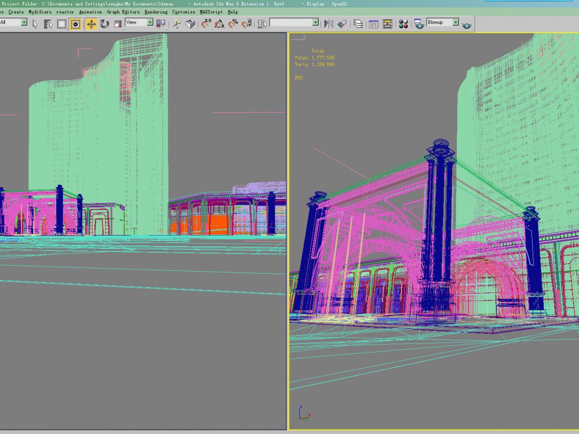 Architecture 257 3D Model - FlatPyramid