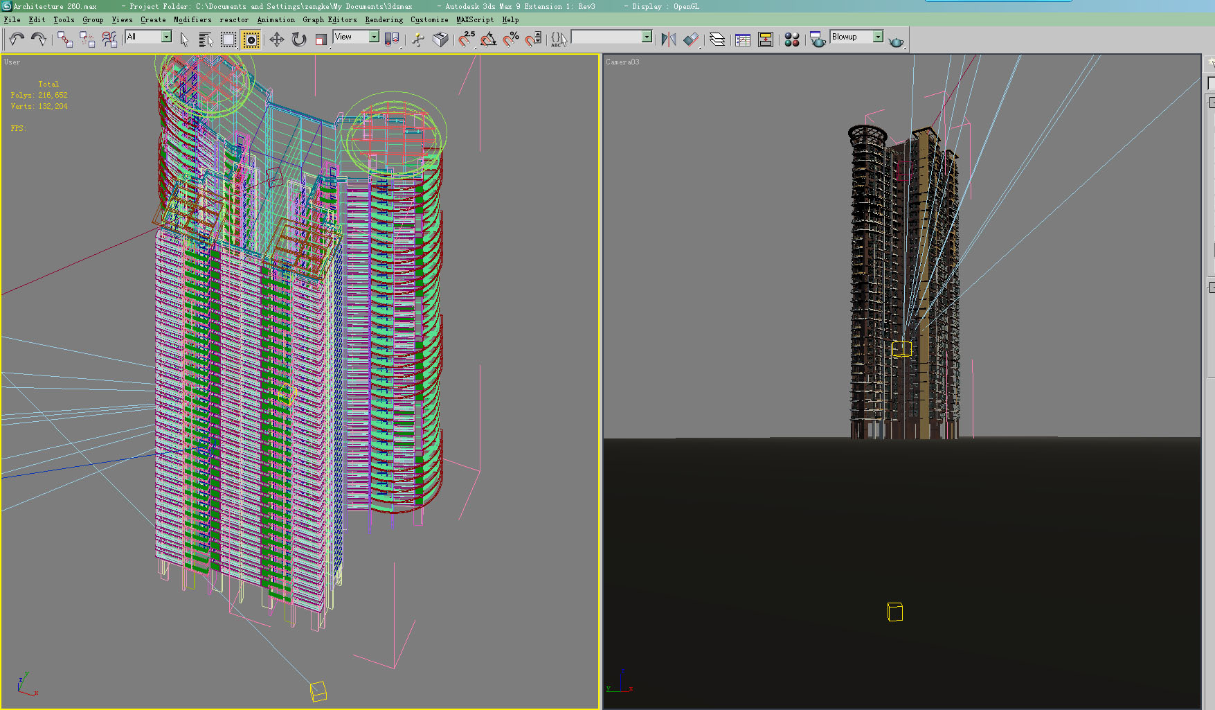 Architecture 260 3D Model - FlatPyramid