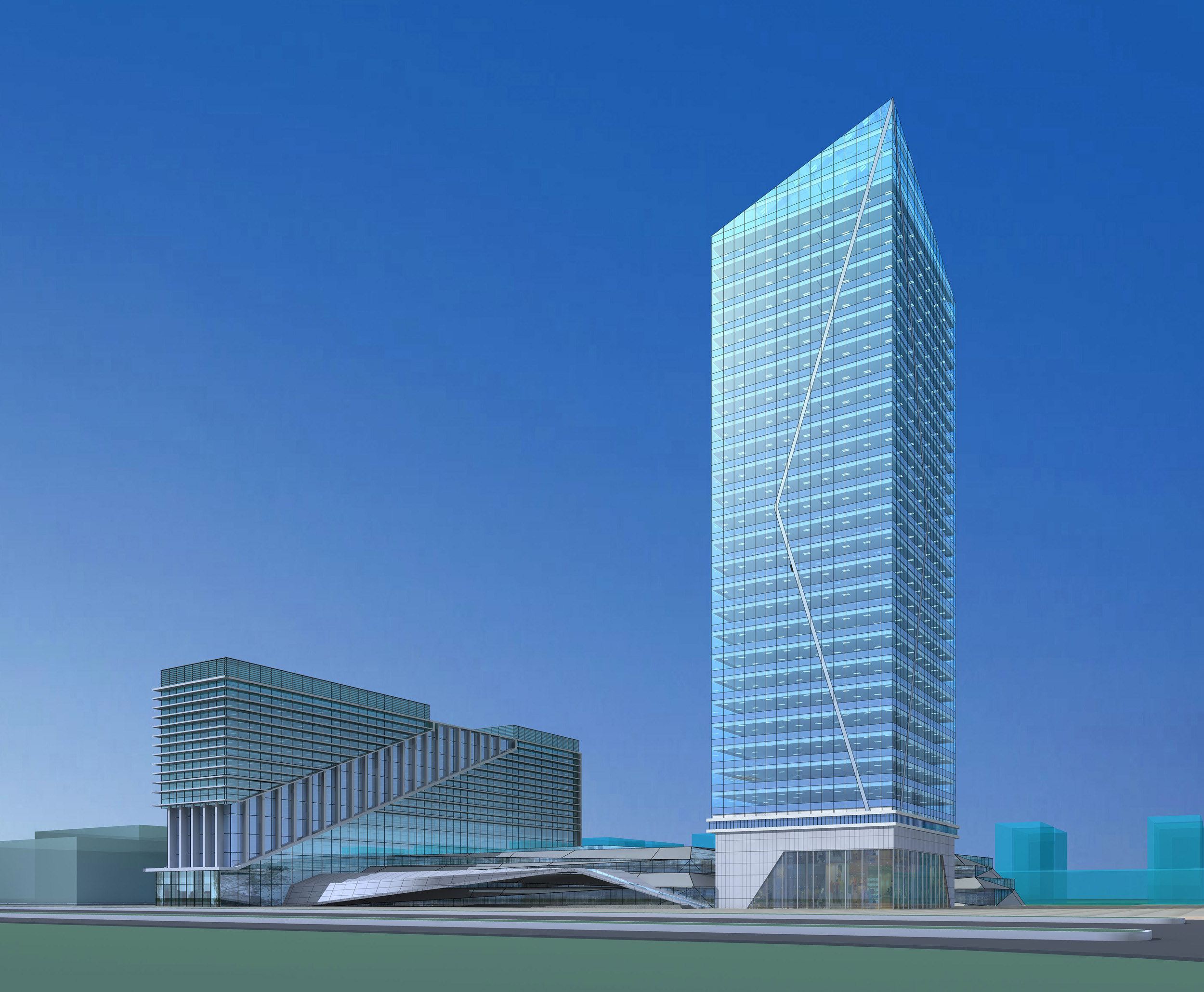 Architecture 303 3D Model - FlatPyramid