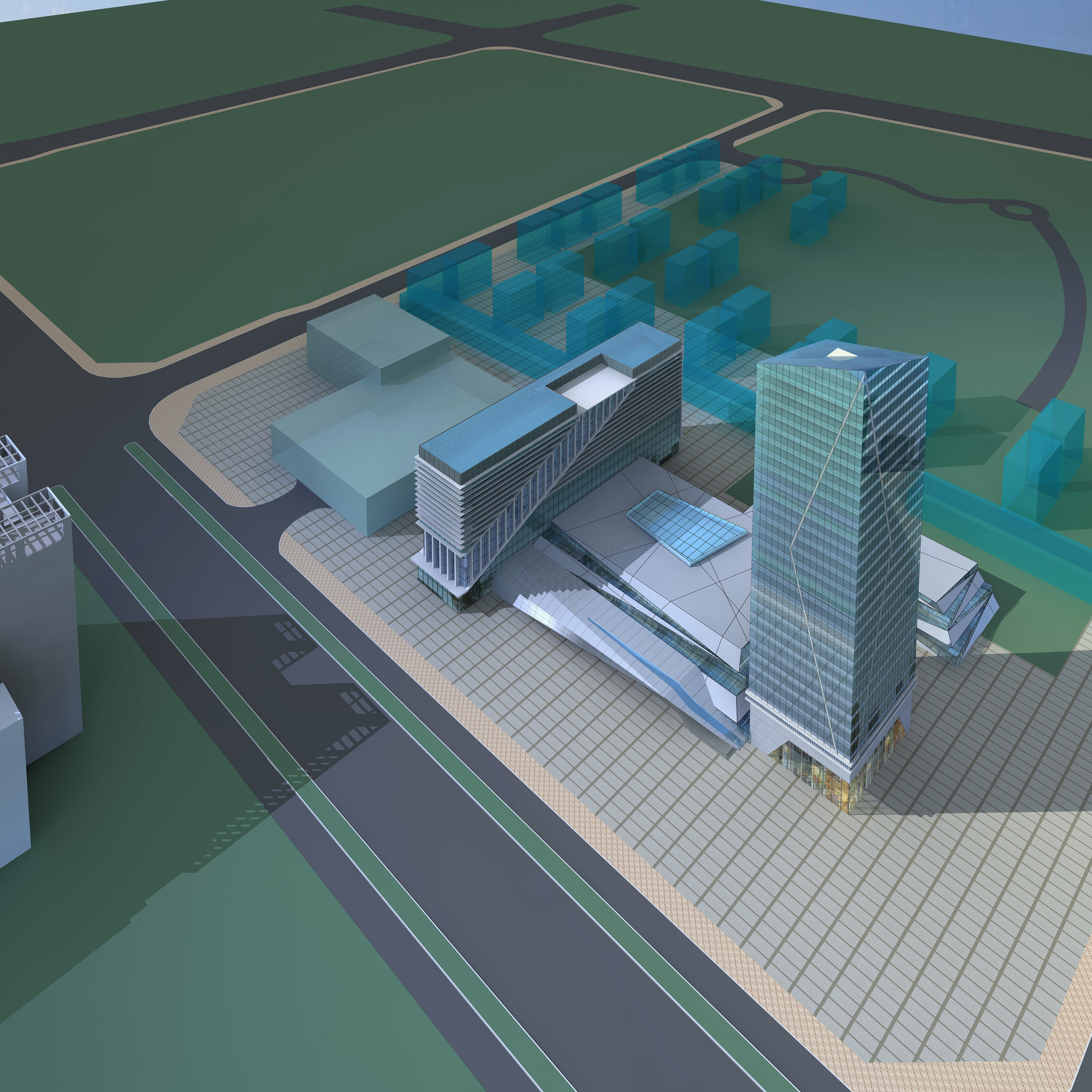 Architecture 303 3D Model - FlatPyramid