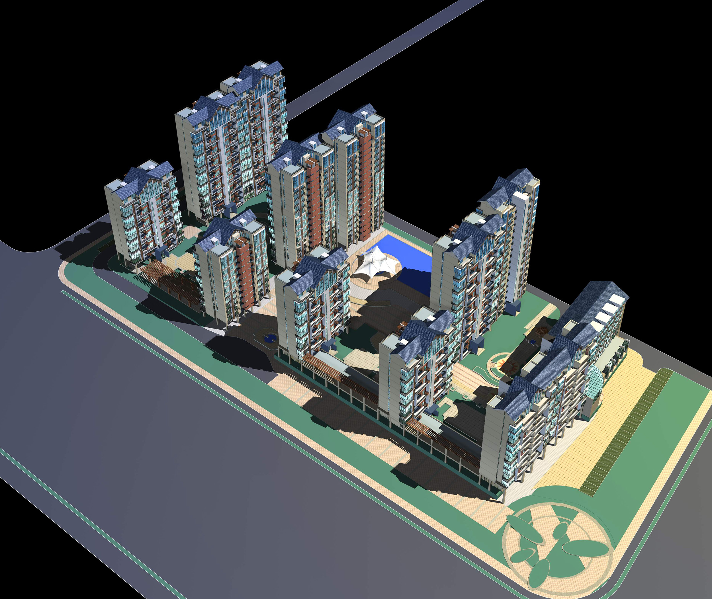 Architecture 314 3D Model - FlatPyramid
