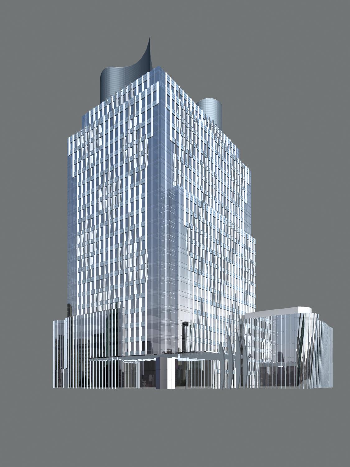 Architecture 317 3D Model - FlatPyramid